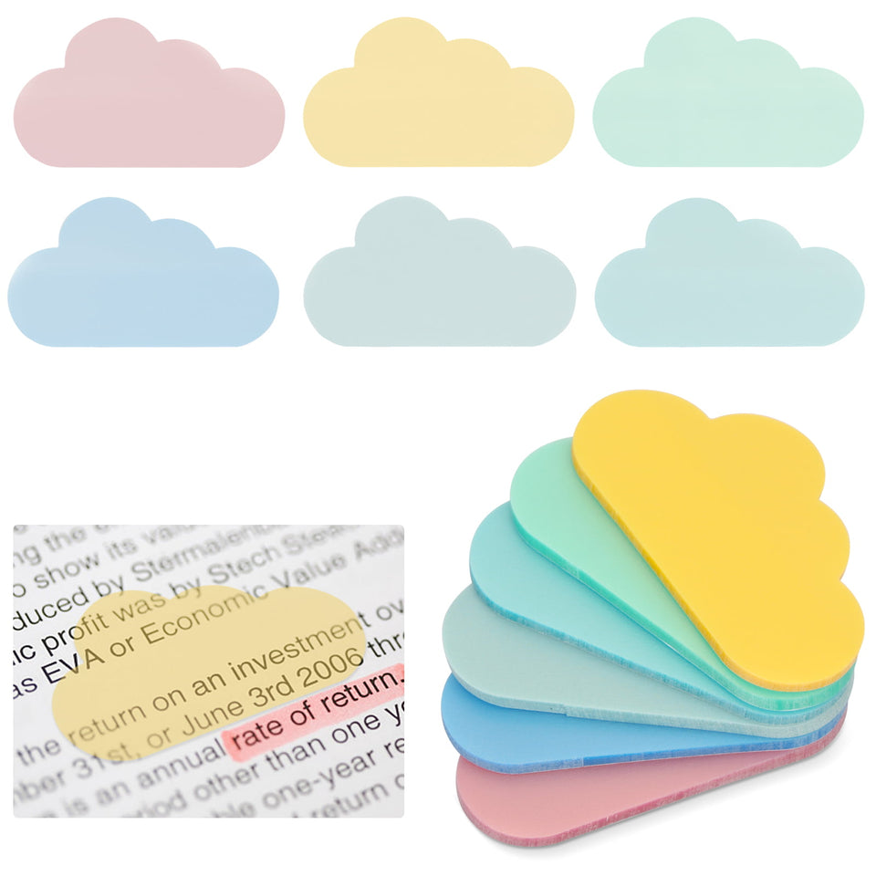 Macaron Cloud Translucent - Sticky Note | Daraz.pk