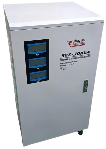 Long Life Transformers 30-KVA 3-Phase Servo Motor stabilizer | Daraz.pk