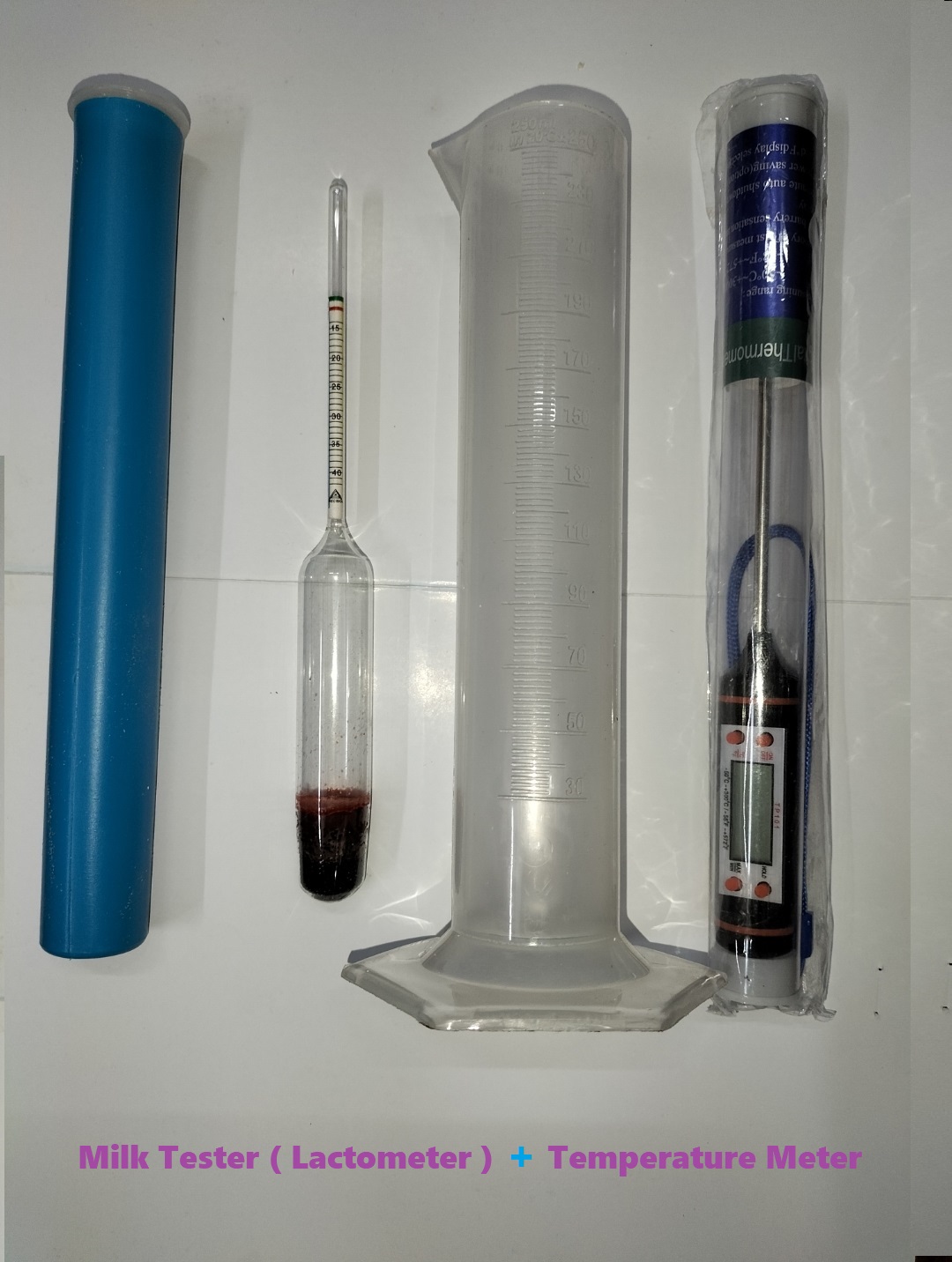 Original Lactometer Milk Gravity Tester & Digital Kitchen Thermometer ...