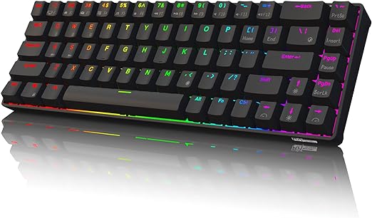 RK ROYAL KLUDGE RK68 Wireless Hot Swappable 65% Mechanical Keyboard, 68 ...