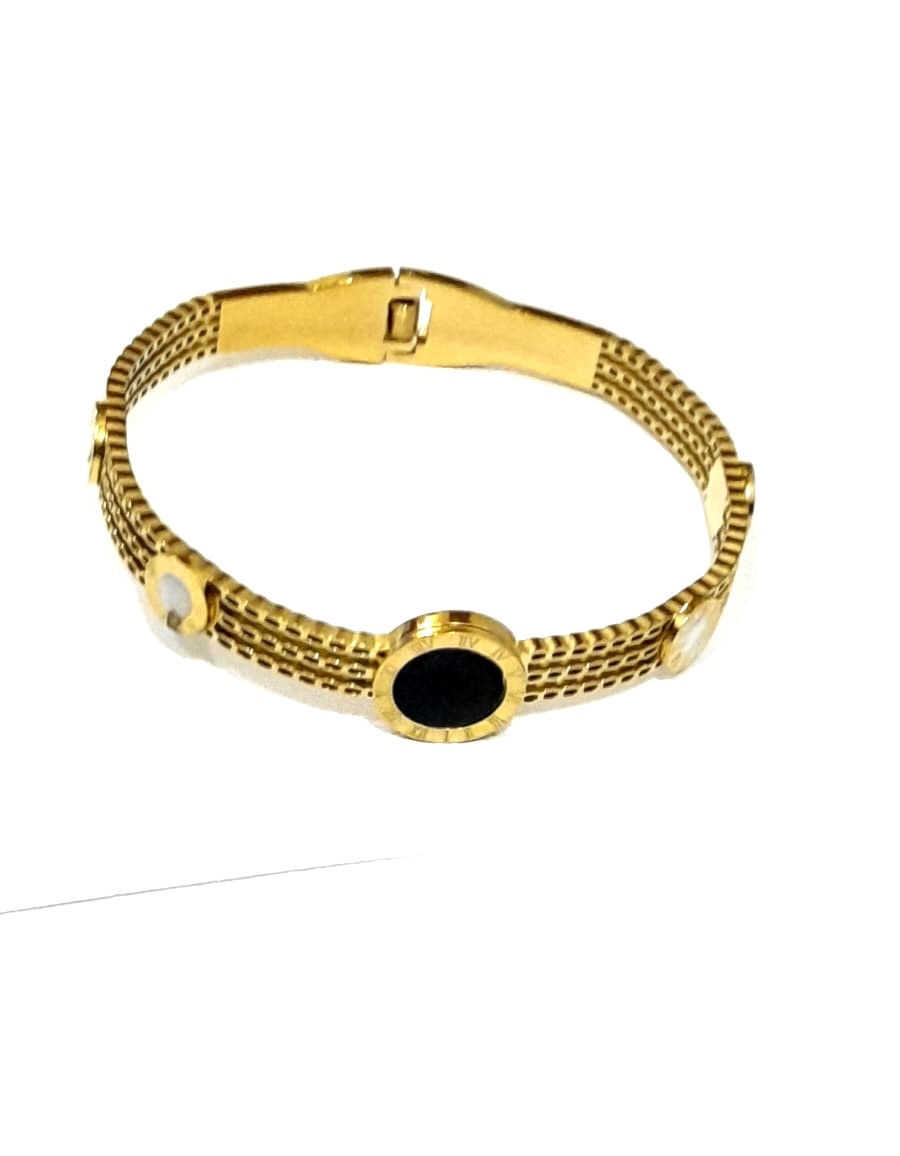 Bracelet Stainless Steel Cuff Bangle for Girls Jewelry Karra | Daraz.pk