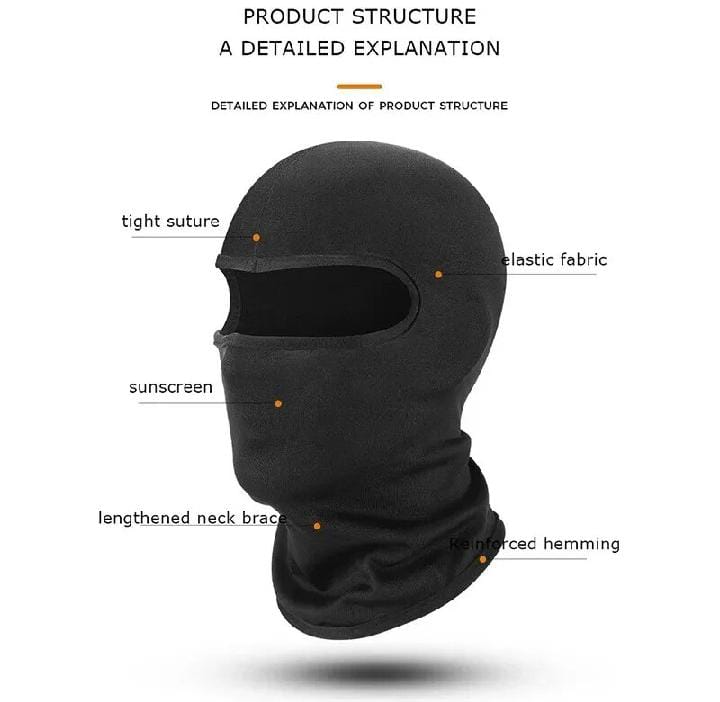 Balaclava Cycling Caps for Men Bicycle Travel Quick Dry Dustproof Face ...