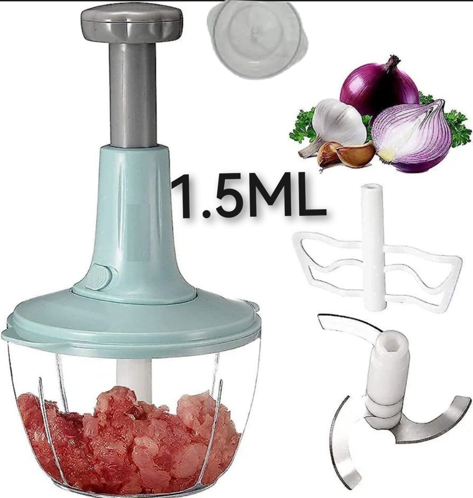 Chopper Food Processor, Mini Cup Food Processor, Press Start Quick ...