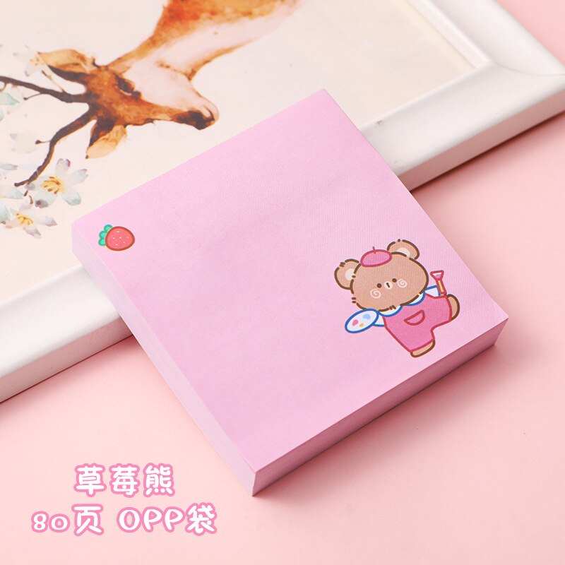 Sticky Notes Post It Note Memo 80 Sheets Pad Printed Cartoon Painter ...