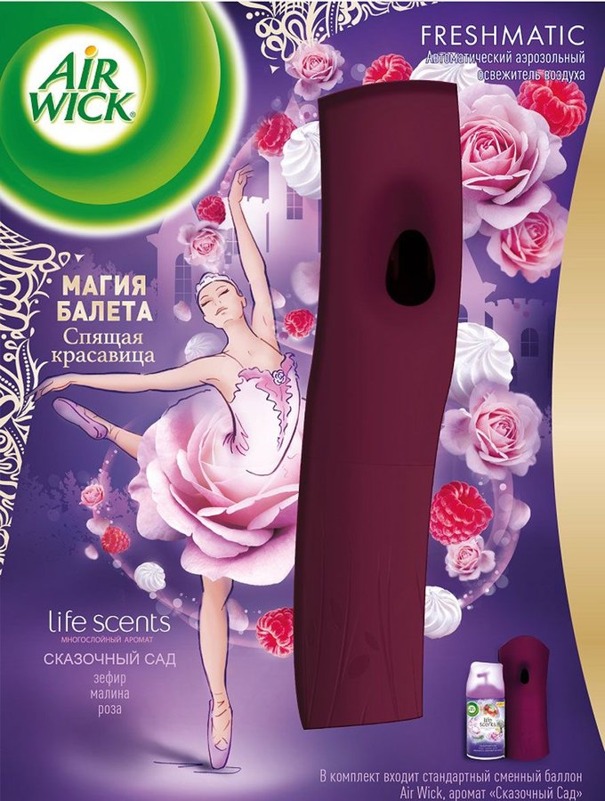 AIR WICK FRESH MATIC AUTOMATIC SENSOR MACHINE + 250 ML MUSICAL GARDEN ...