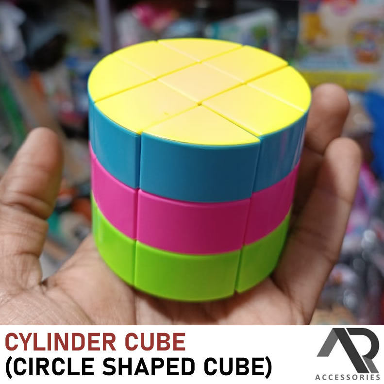 3x3 High Speed Quality Circle Shape Cube Sticker Less with One Hand ...