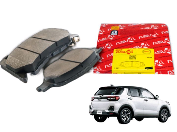 Toyota Raize Front Disc Pad Asuki Red | Daraz.pk