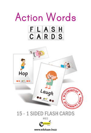 ACTION WORDS FLASH CARDS -8022 | Daraz.pk