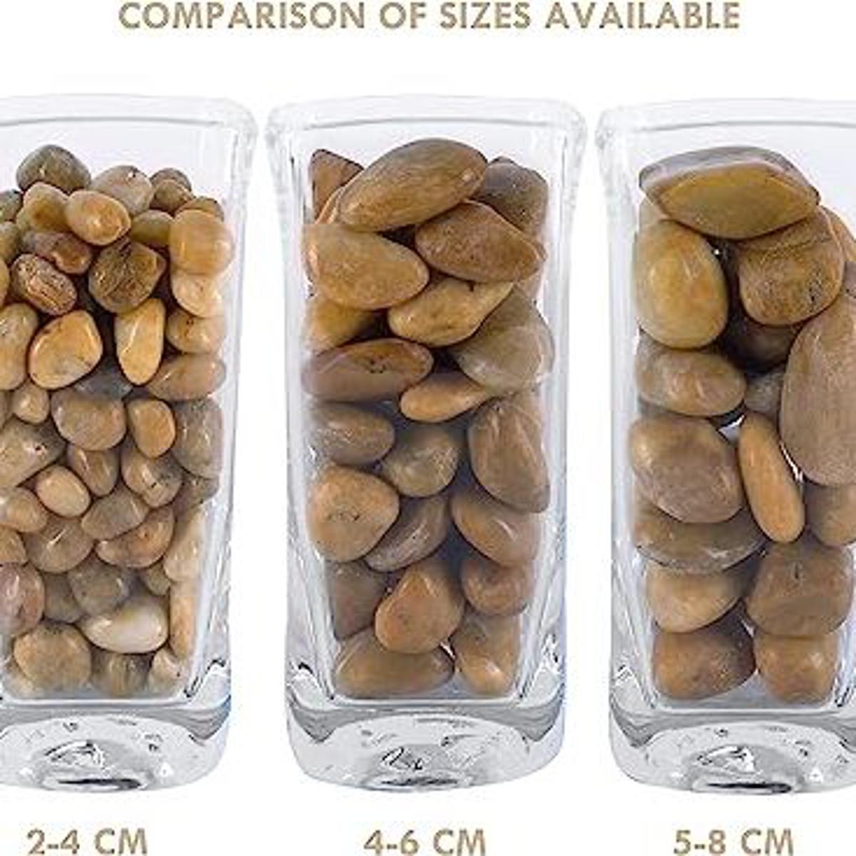 Galashield River Rocks Pebbles for Plants Natural Decorative Polished ...