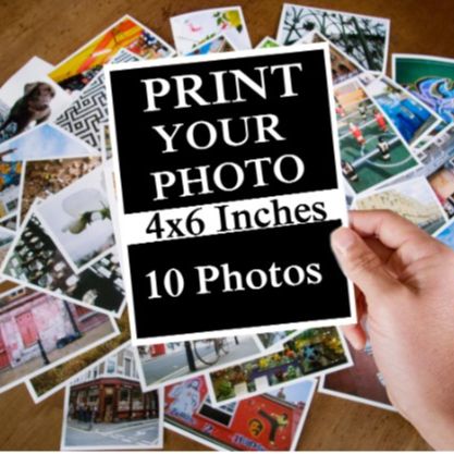 4x6 Photo Print customized 4x6 customized & Set of 10 pics with Digital ...