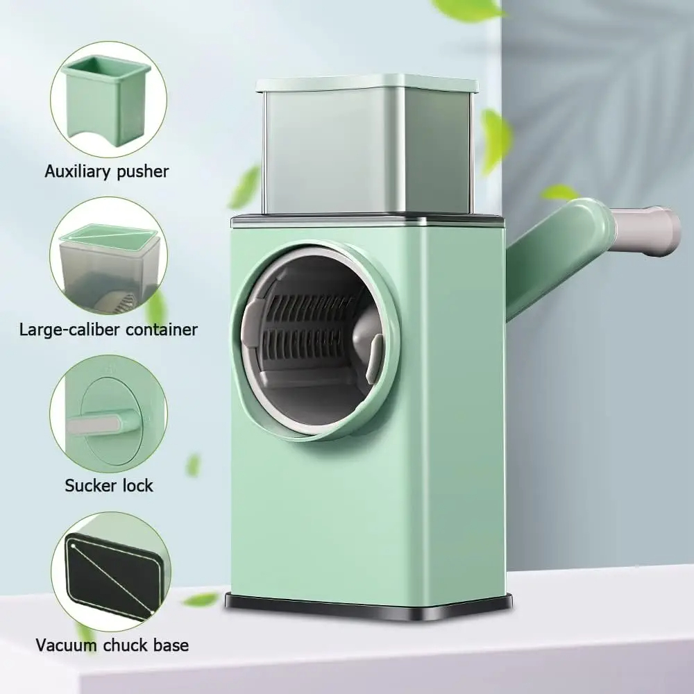 Electronow's 3-in-1 Multifunction Manual Vegetable Slicer and Grater - Home Kitchen Accessories ...