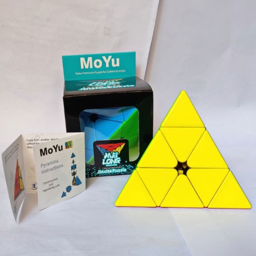 MoYu Pyraminx stickerless 3x3 Pyramid rubik's cube Competition Product ...