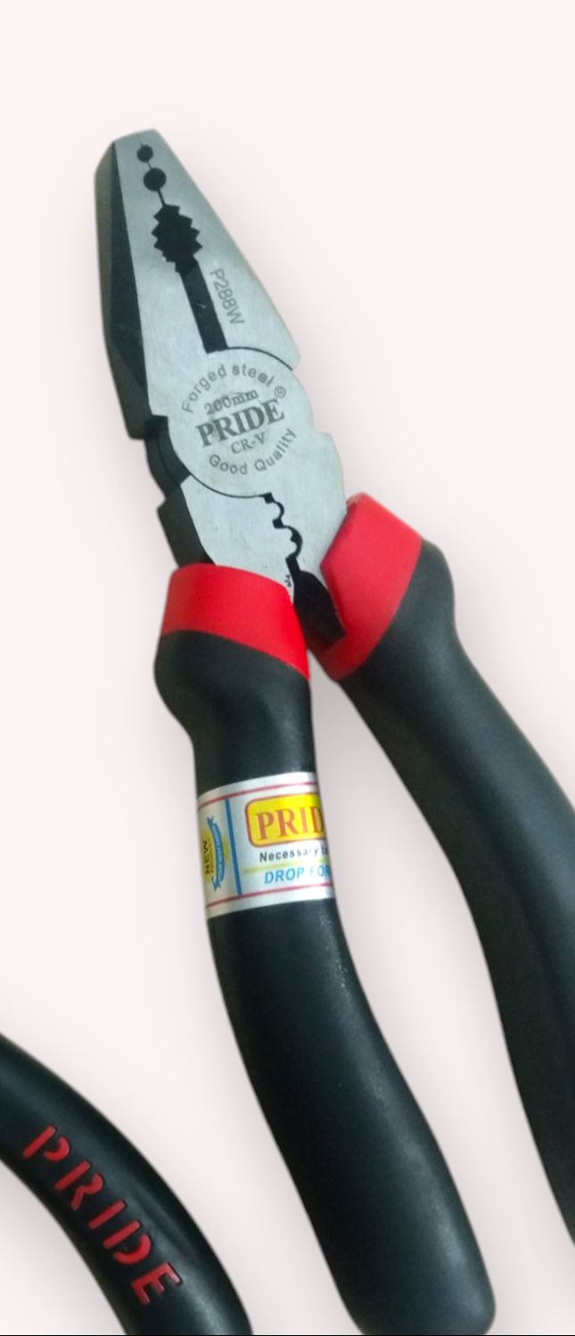 PRIDE 8" Combination Plier – Heavy-Duty Forged Steel | Daraz.pk