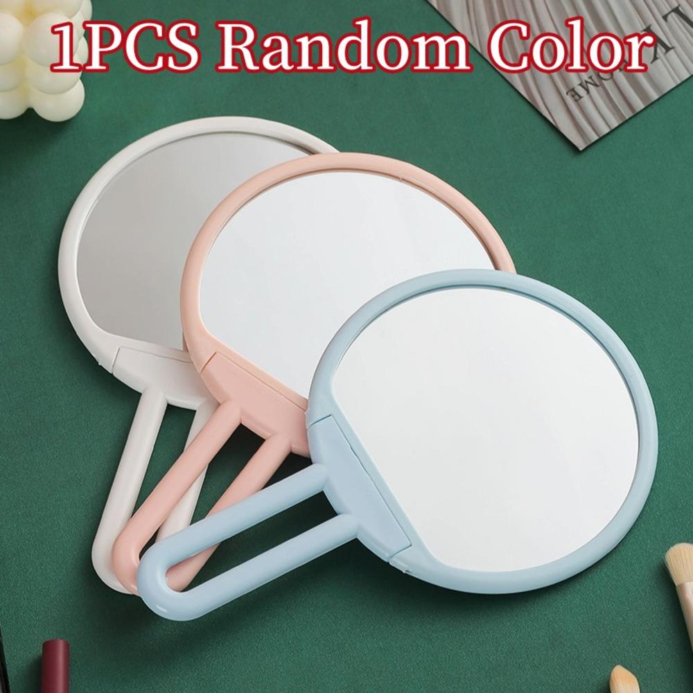 Stand Mirror Women Girls Handheld Vanity Make Up Foldable Hand Mirrors ...
