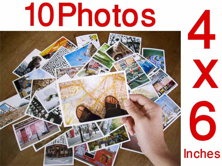 4x6 Photo Print - 4x6 Pictures Customized Print and Set of 5/10/15/20 ...
