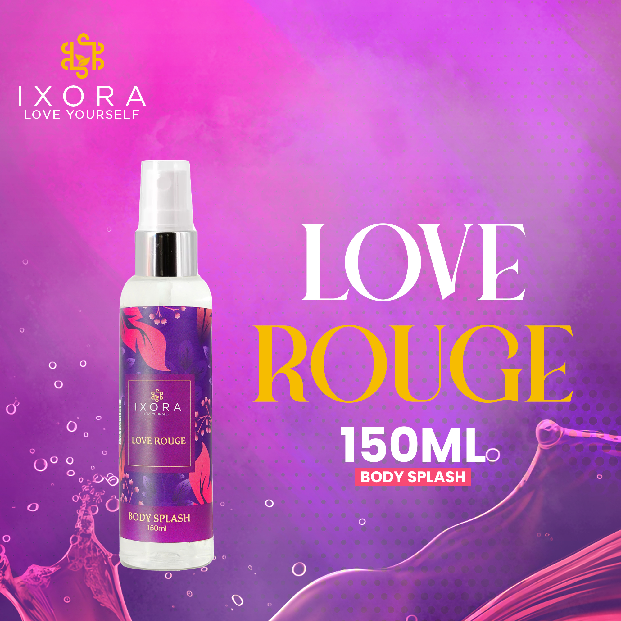 Love Rouge Fragrance Body Mist / Splash 150 ML | Daraz.pk