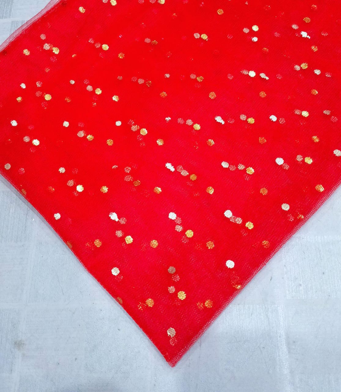 Net Dupatta with Golden Work For Girl & ladies 2.5 yard length | Daraz.pk