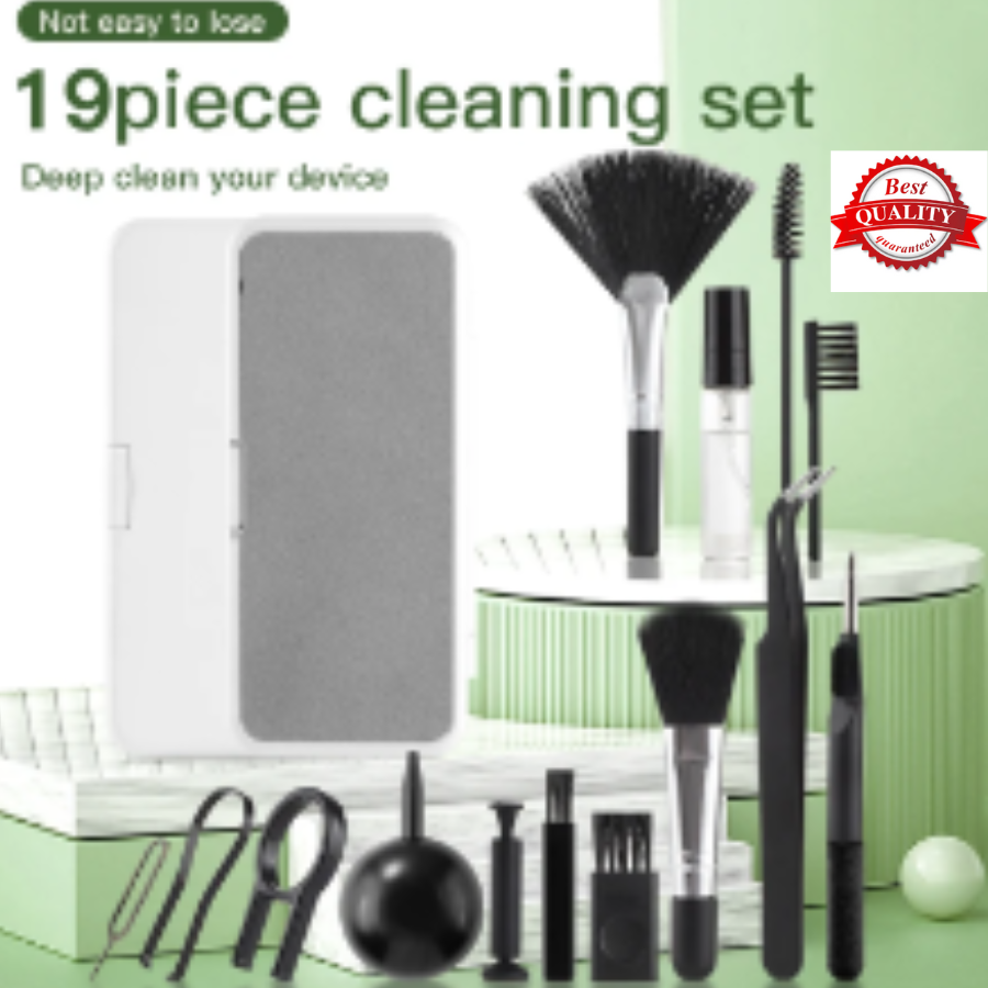 19-in-1 Multifunctional Computer Keyboard Cleaner Kit Earphone Cleaning ...