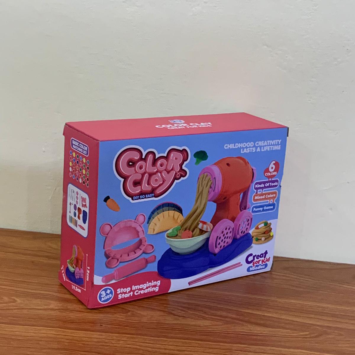 Colour Clay Noodles Maker Playdough Machine With 6 Colours Of Playdough ...