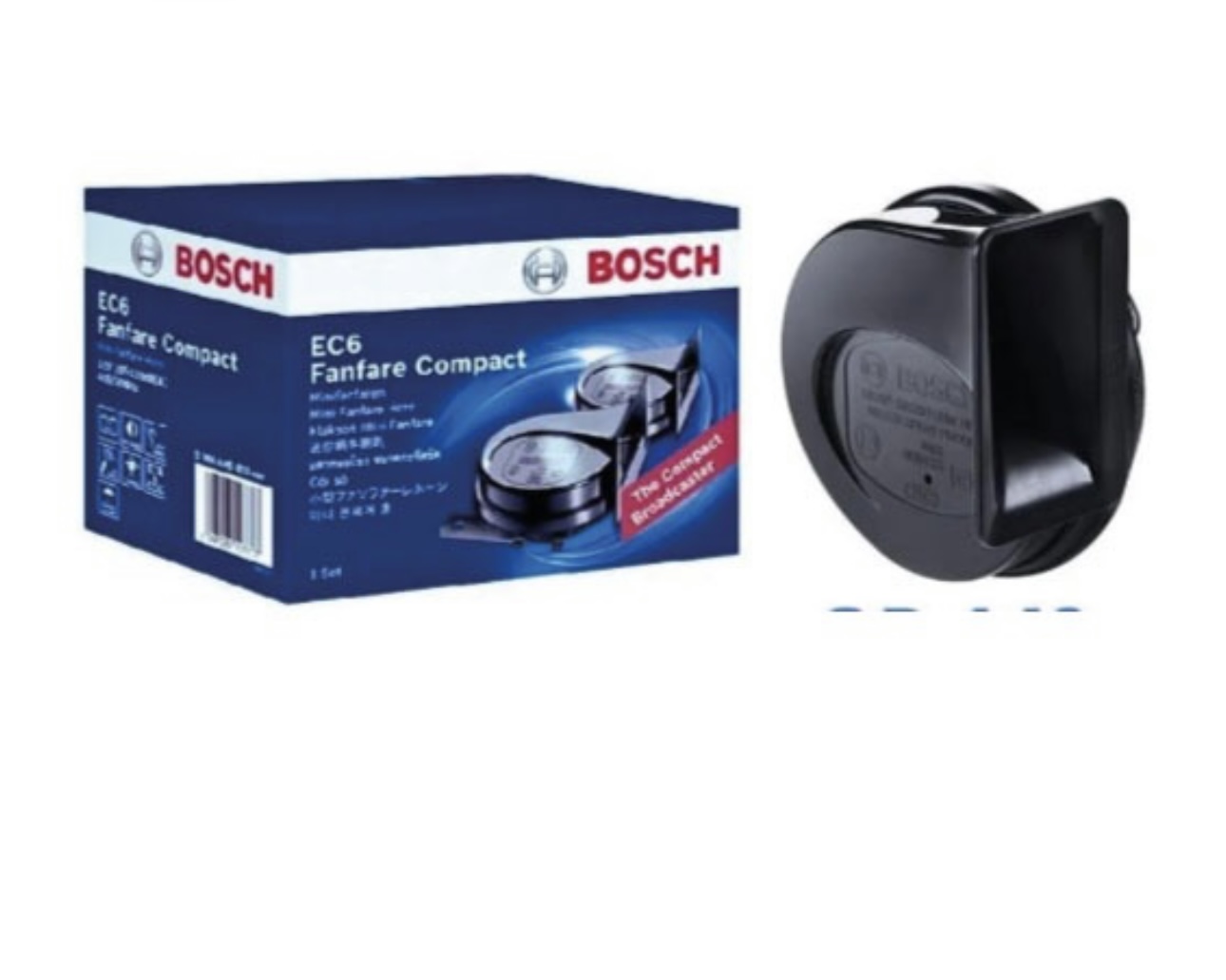 Bosch EC6 Fanfare Compact Horn Powerful, Reliable Road Safety | Daraz.pk