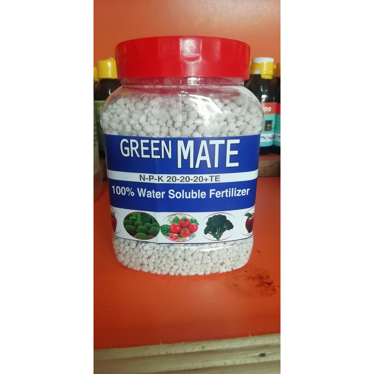 NPK 20 20 20+TE granules GREEN MATE 500gm100% Imported half Kg (500 gm ...