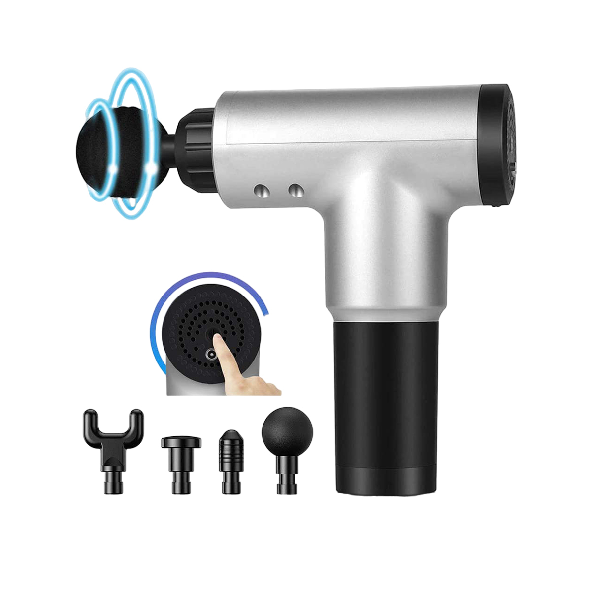 Massager-Professional Electric Massager Gun - Deep Tissue Percussion ...