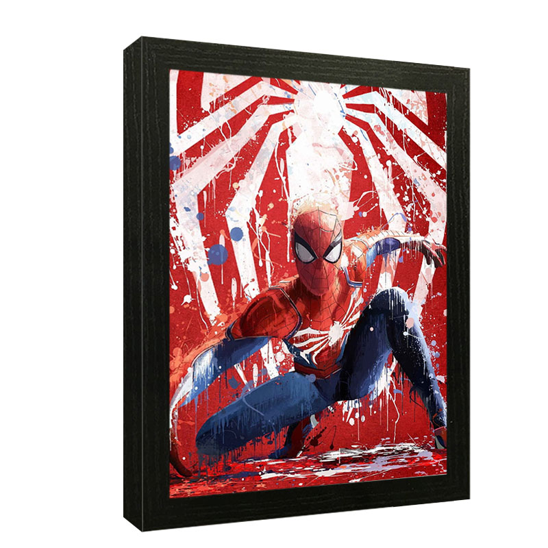 Spider Man Themed Movie Wall Art Frame For Office and Home Decor ...