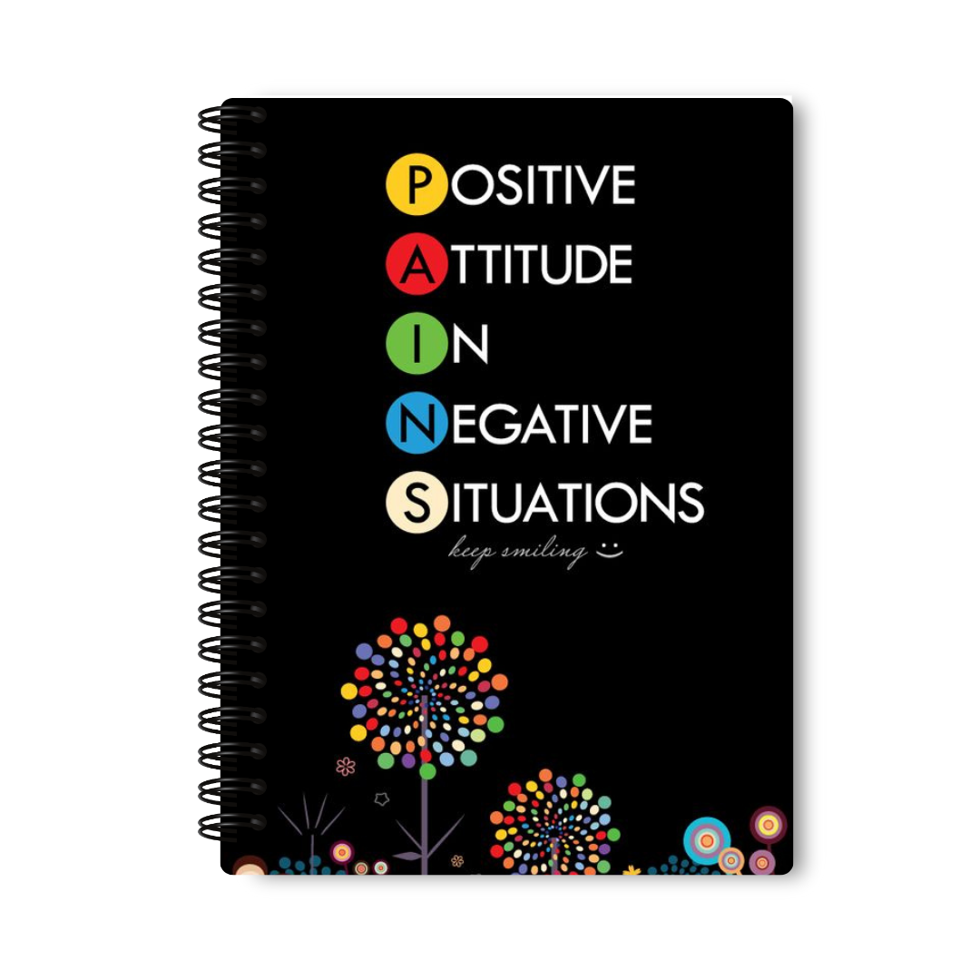 Mayfair Moments - Positive Attitude Spiral Notebook | A5 , A4 Sizes 200 ...