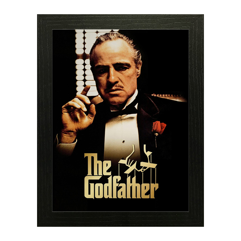 The Godfather Themed Movie Wall Art Frame For Office and Home Decor ...