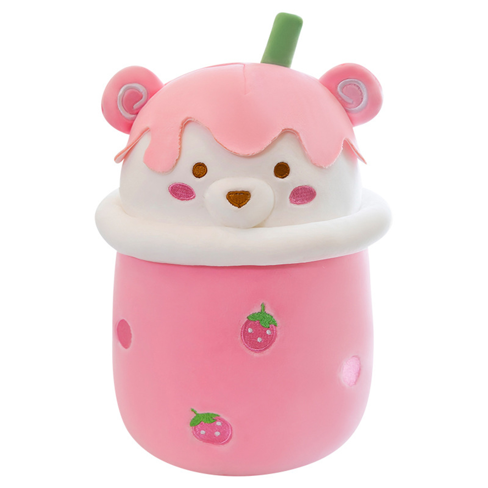Childrenworld Stuffed Toy Relieve Stress Bubble Tea Bear with Avocado ...