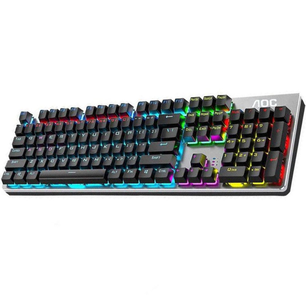 AOC GK410 RGB MECHANICAL GAMING KEYBOARd WiTH BLUE SWiTCH | Daraz.pk