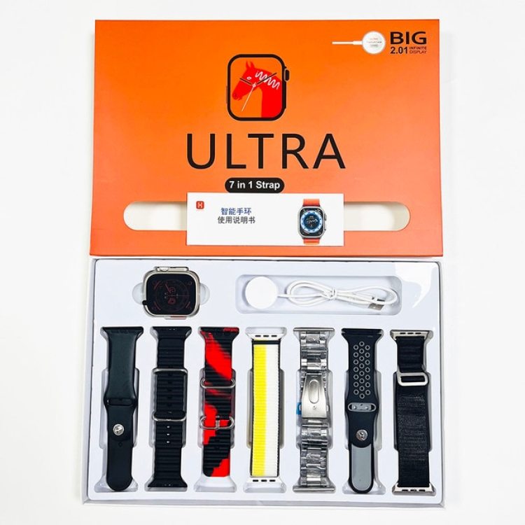 7 in 1 Ultra smartwatch 49mm series 9 Ultra 2.01 "IPS HD Large Screen ...