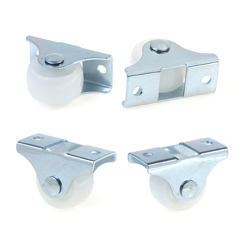 4pcs 1 Inch Drawer Wheel Plastic Directional Caster Guide Furniture ...