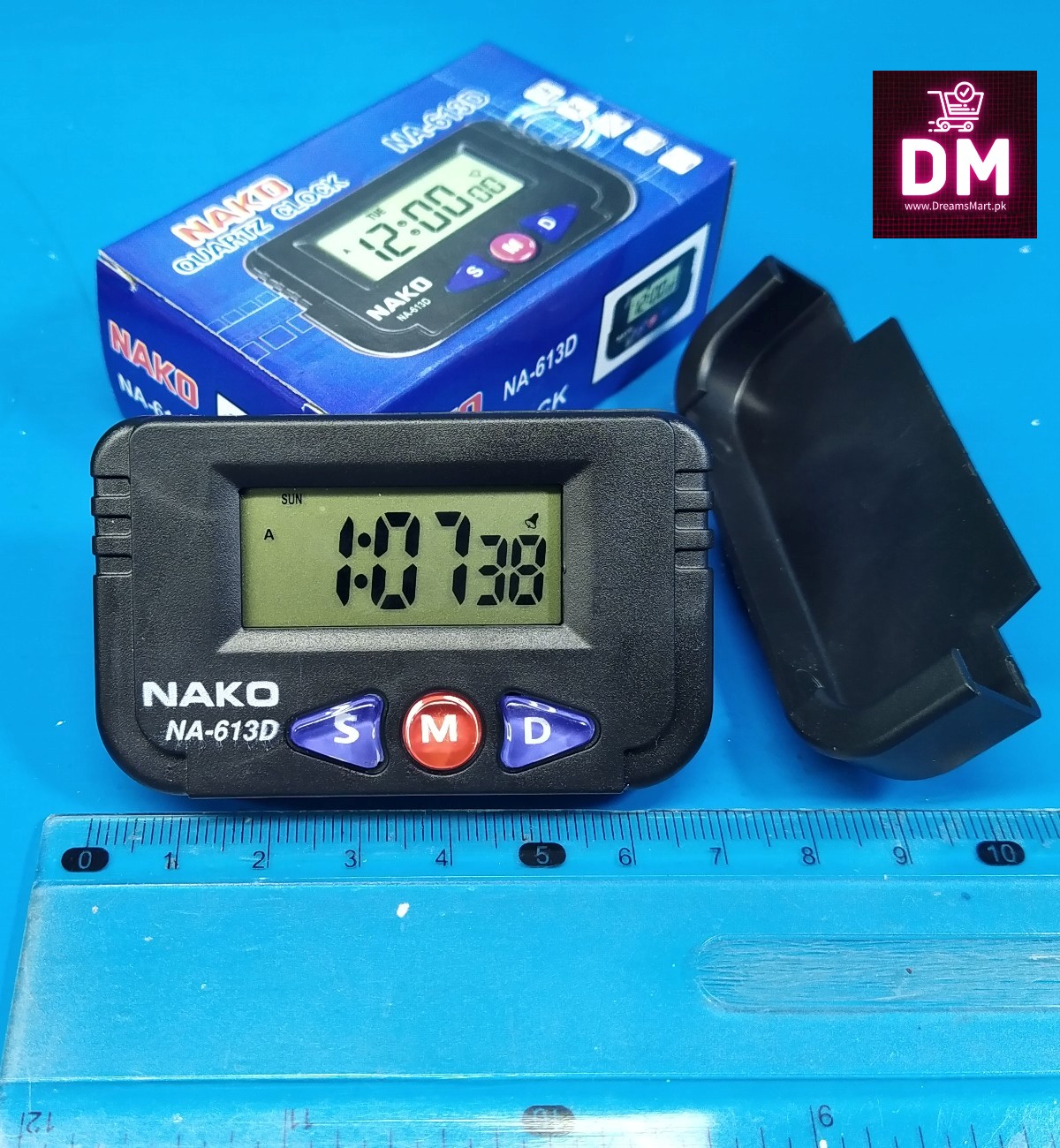 DreamsMart Digital clock table kitchen car dashboard clock wall sticky ...