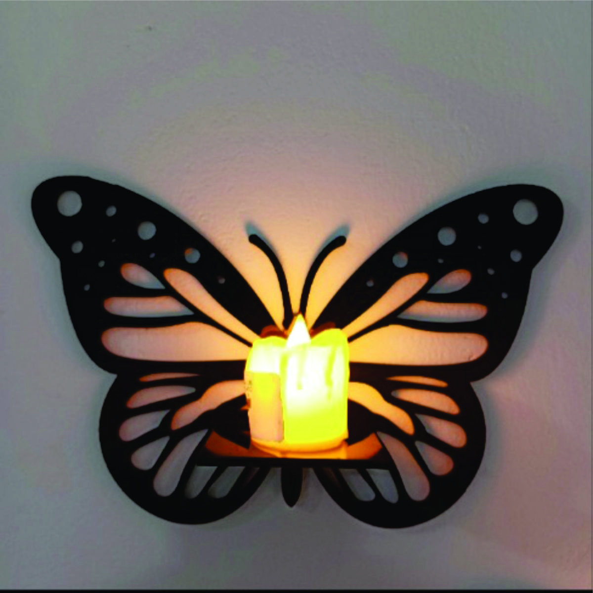 30 butterflies packet decoration Stickers, And Butterfly Shelf, Pack of ...