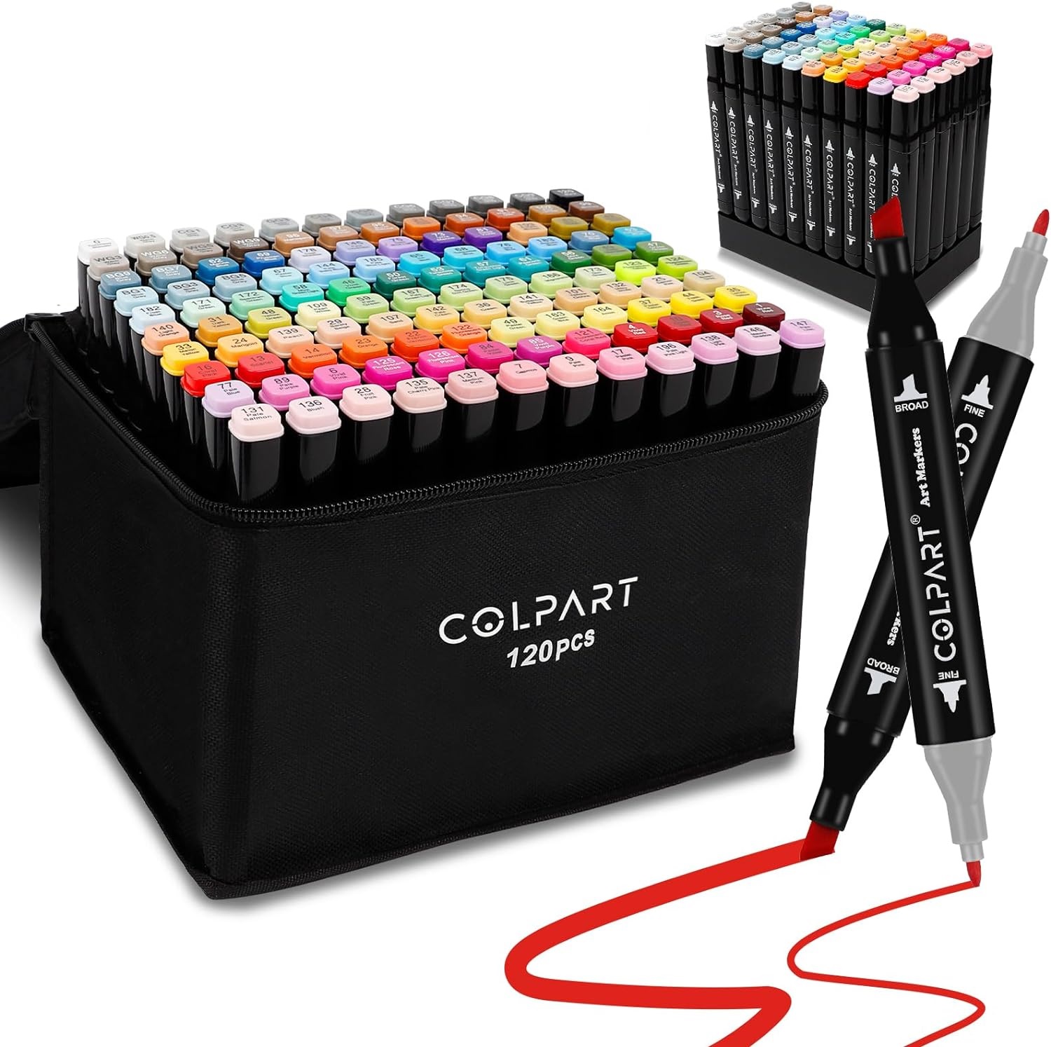 Touch Alcohol Markers Professional Art Set -Double Ended Blendable ...
