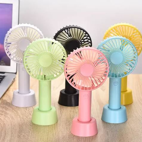Electric Portable Mini Desk Fan for Kids - Rechargeable USB Battery ...