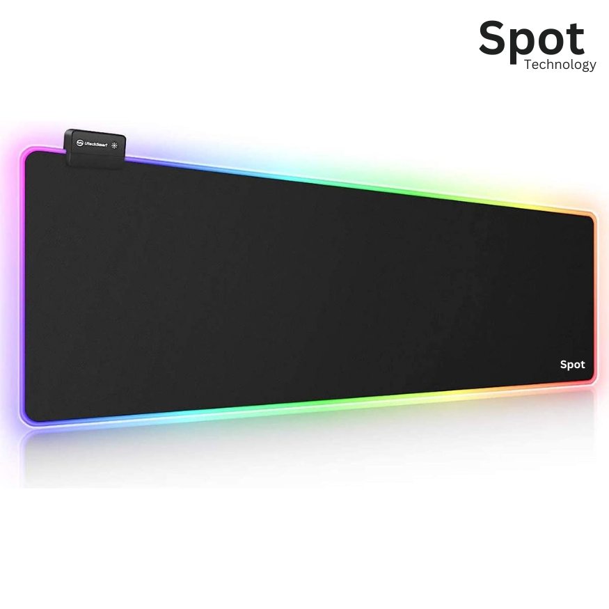 Spot -RGB Gaming Mouse Pad Large Extended Soft Led Mouse Pad with 14 ...
