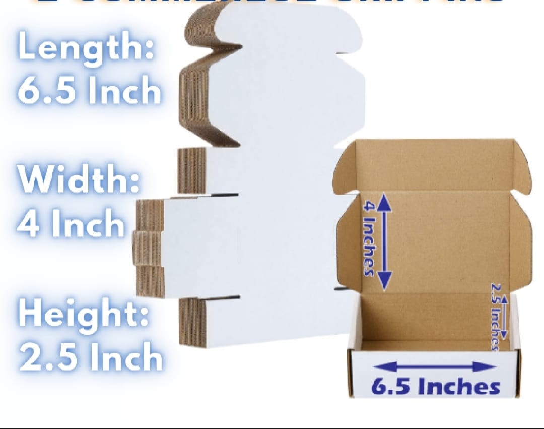 Shipping Boxes Size (6.5 x 4 x 2.5) Bundle of 10 & 20 Boxes Packing ...
