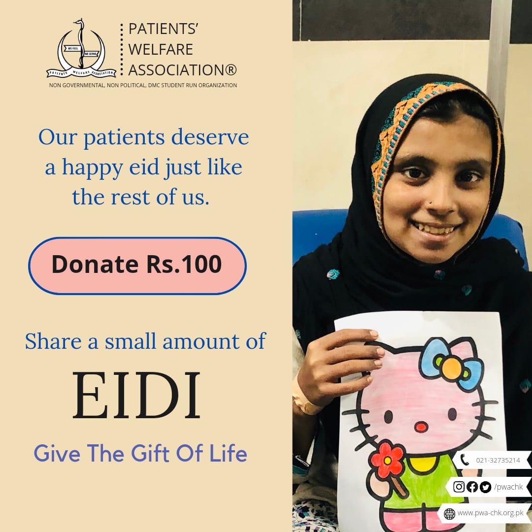 Share your Eidi with a Thalassemia Patient Rs. 100 | Daraz.pk