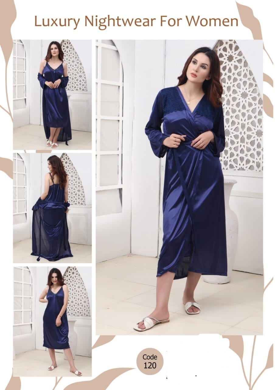 Sexy 2-Piece Nighty Set for Women – Gown & Inner, Bridal Nightwear ...