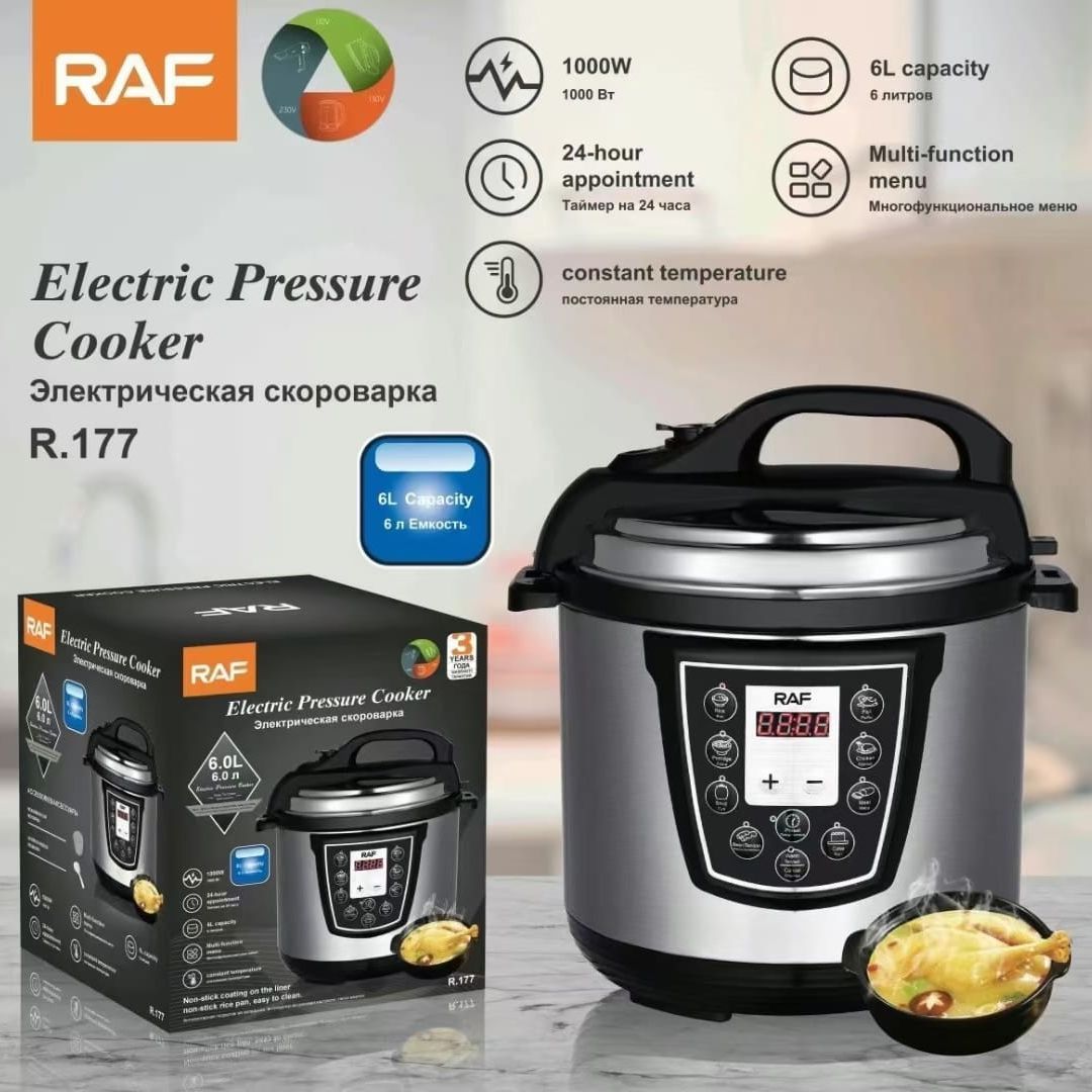 Electric pressure cooker R-177 1000w RAF automatic Rice cooker relabel quality lat ka mall ...