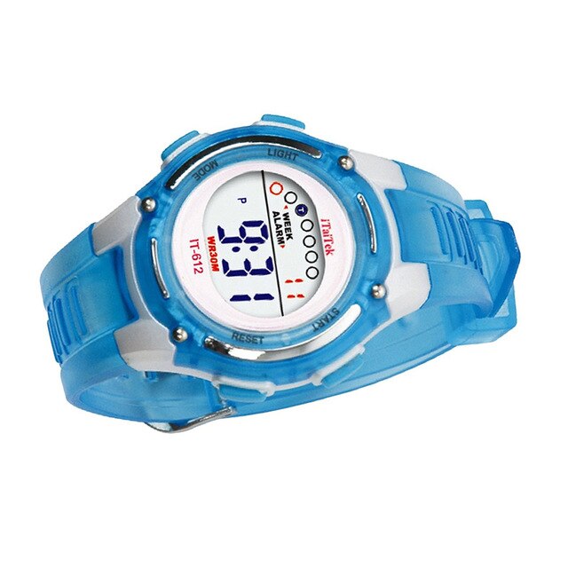 Itaitek Kids Swimming Digital Sports Waterproof Wrist Watch Green ...