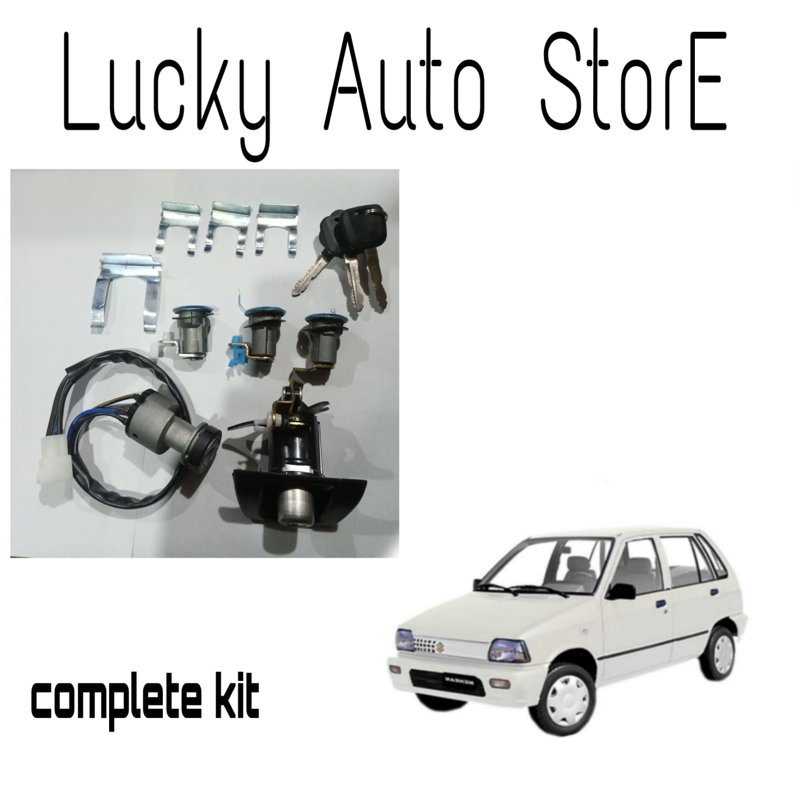 SUZUKI MEHRAN COMPLETE LOCK KIT | Daraz.pk