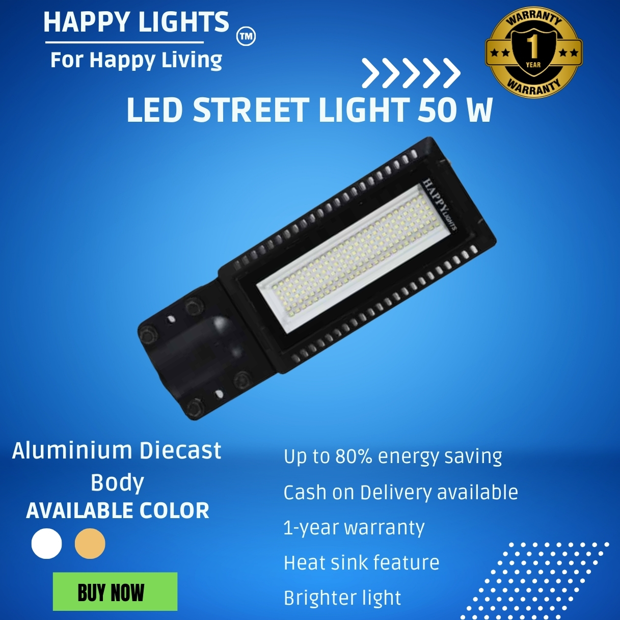 LED Street Light 50W - 50W LED Street Light With One Year Warranty ...