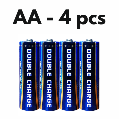 Double Charge Heavy Duty Cells AAA Size and AA Size 1.5V Battery Cell ...