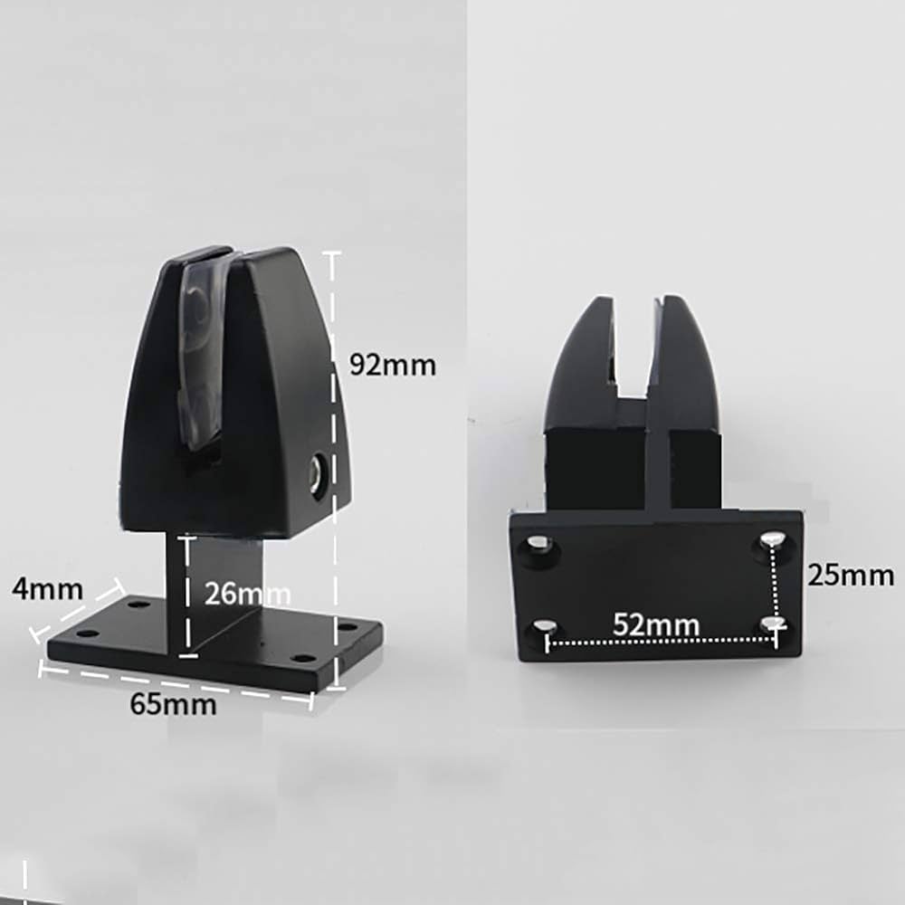 2 pcs Desk Screen Baffle Fixed Clamp, Desktop Screen Partition Clip ...