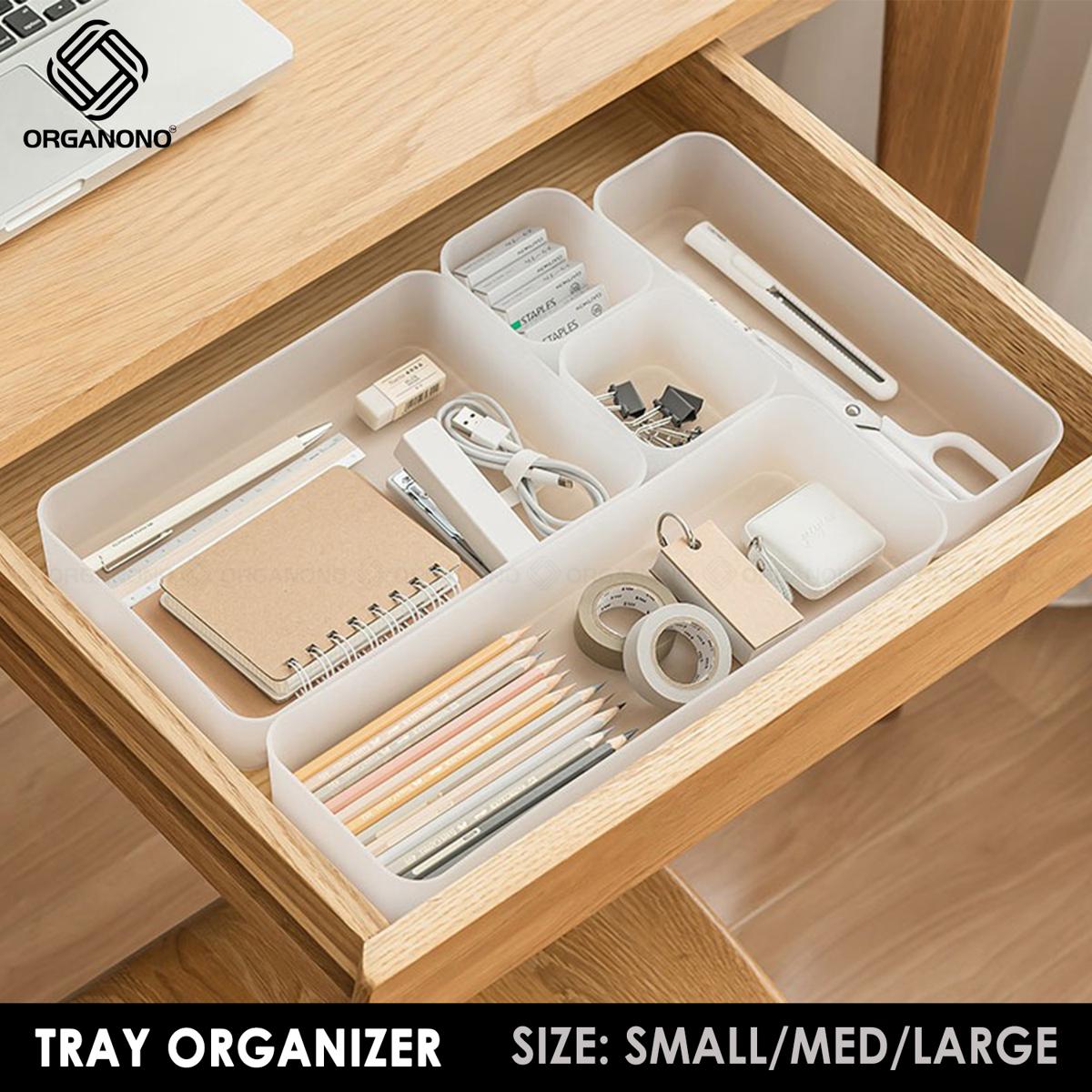 Organono Tray Organizer Stationery Drawer Storage Separation Storage ...