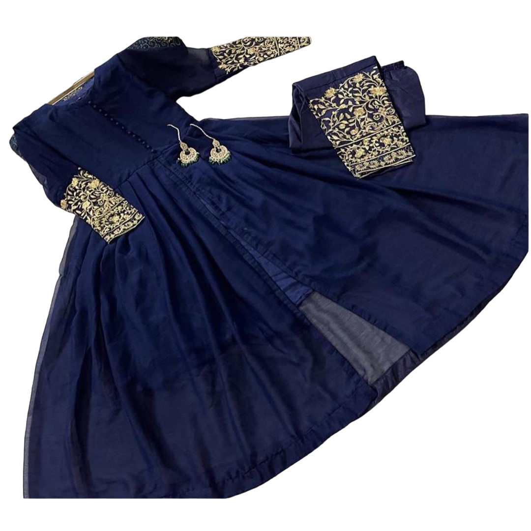 New Designer Embrodered Maxi Suit (2 PCs) Kurta with Trouser for Women ...