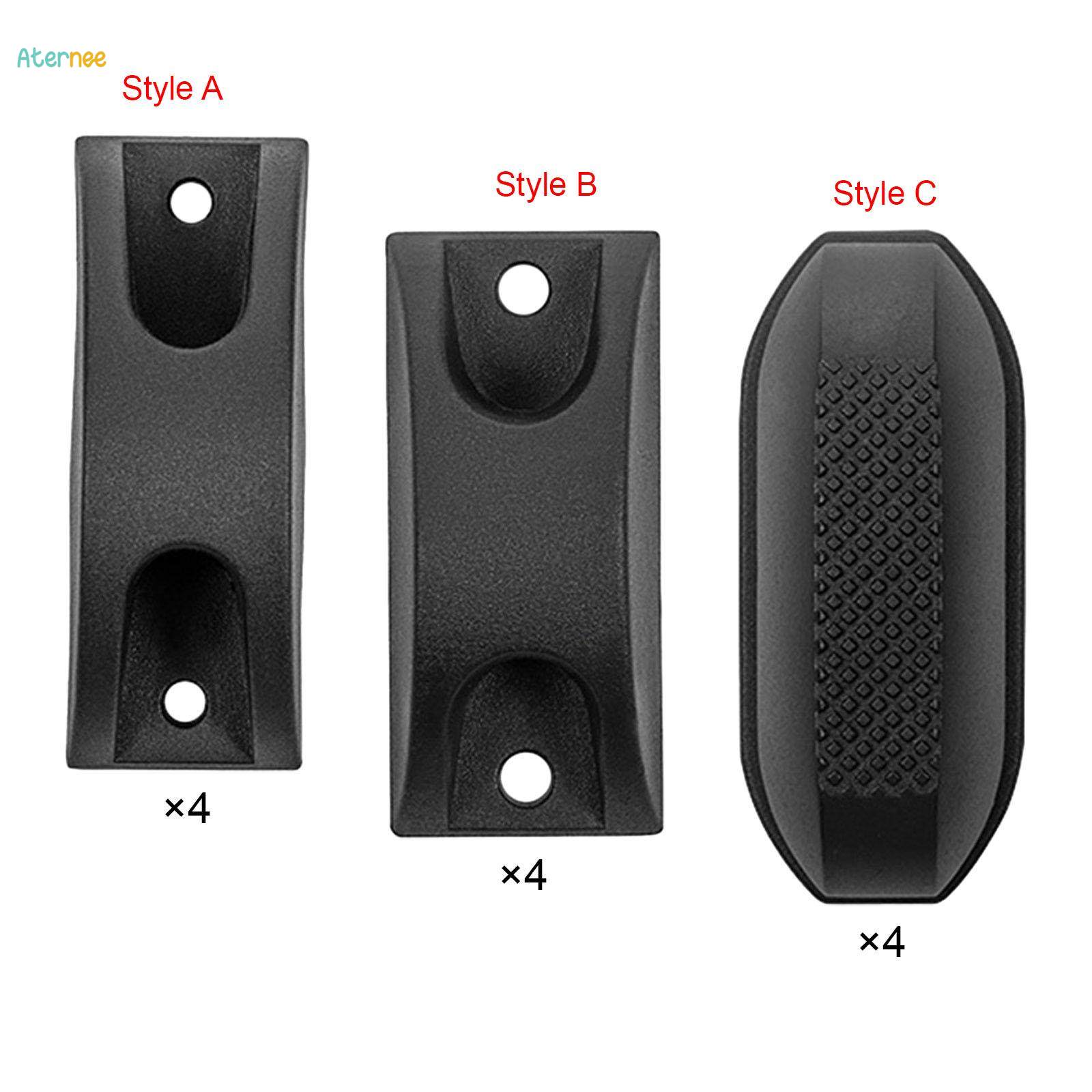 4 Pieces Suitcase Foot Replacement Black Suitcase Stand Feet Suitcase ...